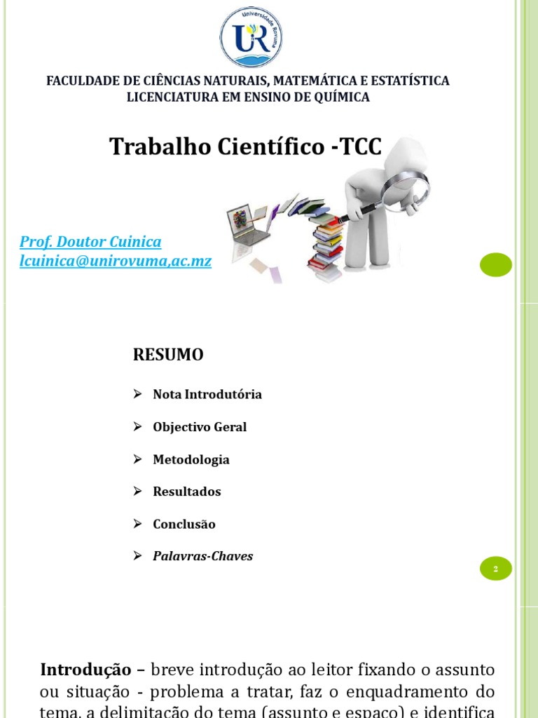 Trabalho Cientifico - TCC | PDF | Science | Metodologia