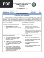 PEAC - Learning Plan Template | PDF | World Wide Web | Internet & Web
