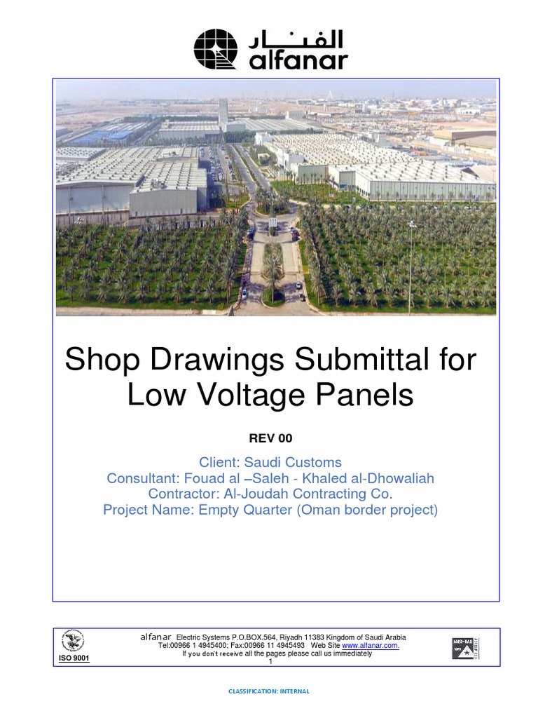 Shop Drawings Submittal REV 00 (1) | PDF