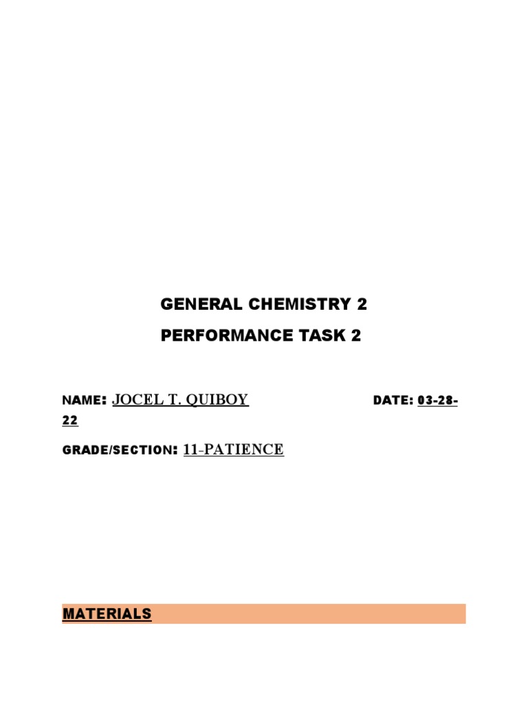 Q3 Performance Task02 (Growing Crystals) | PDF