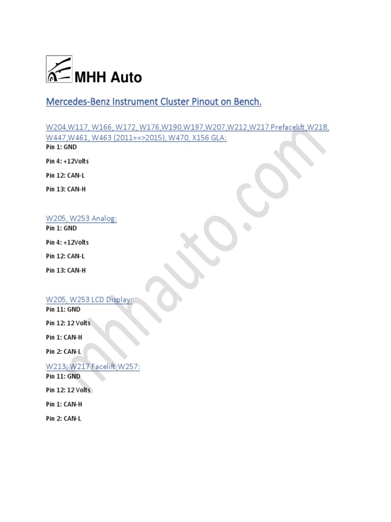 MB IC Pinout | PDF