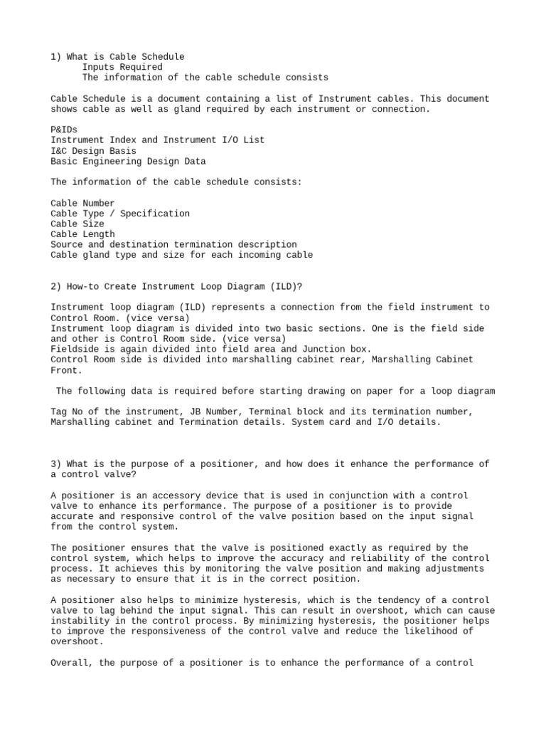 Cable Schedule | PDF