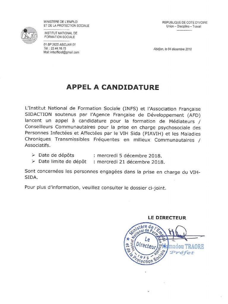 Appel Candidature | PDF