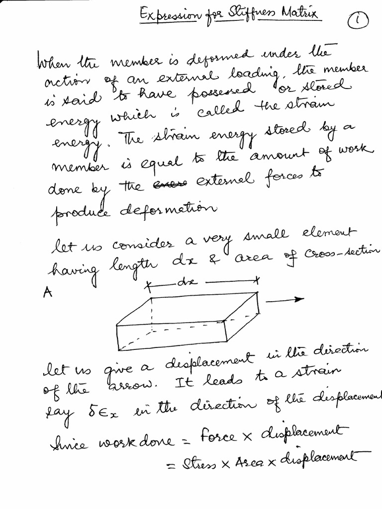 Stiffness Matrix Formulation Pdf 