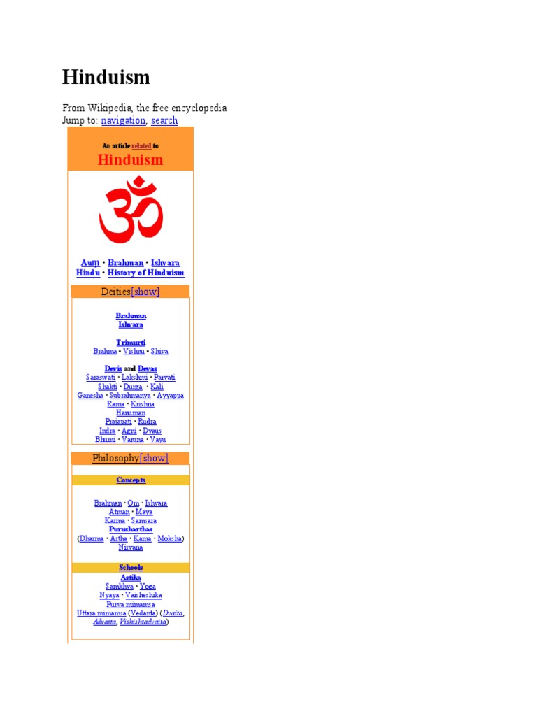 Hinduism | PDF | Ātman (Hinduism) | Brahman