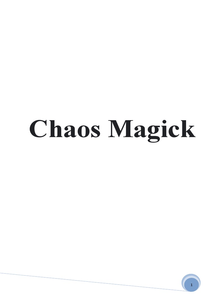 Chaos Magick | PDF