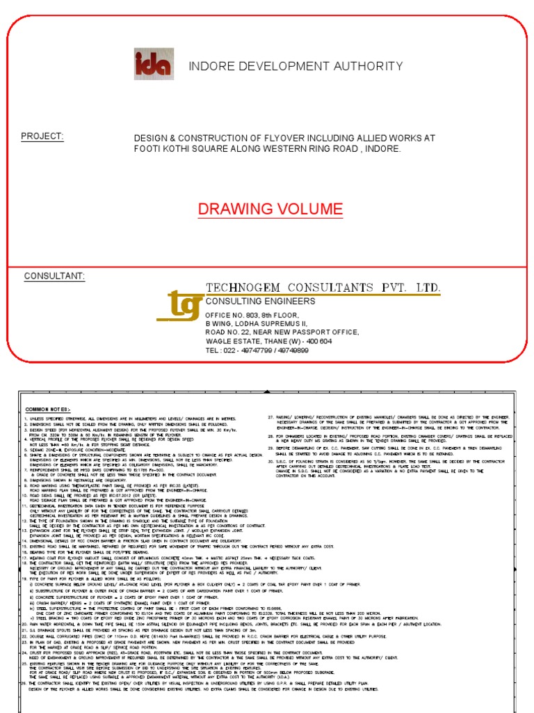 Tender Drawing | PDF