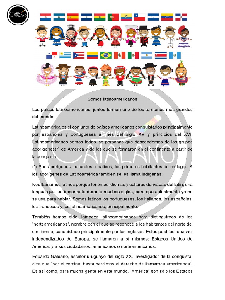 Quienes Somos Los Latinoamericanos | PDF | America latina | Américas