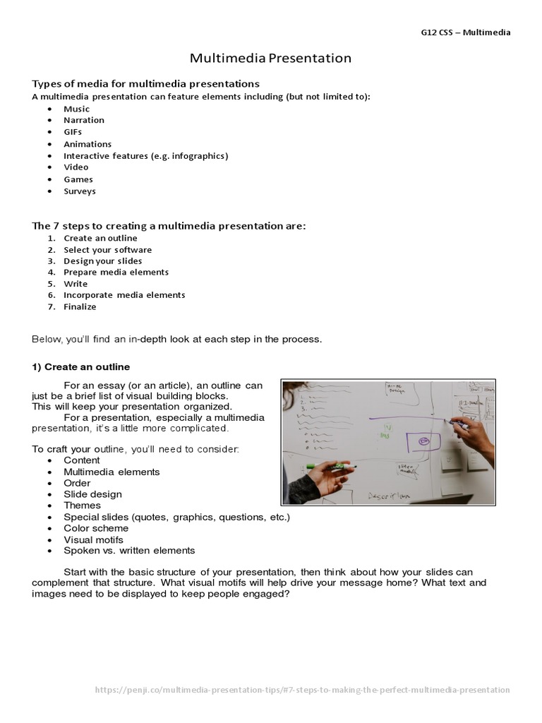 Multimedia Presentation | PDF