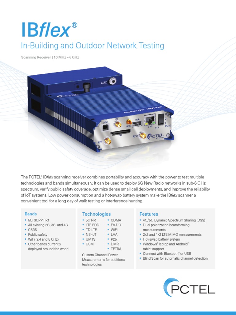 IBflex Brochure Web | PDF | Wi Fi | Ieee 802.11