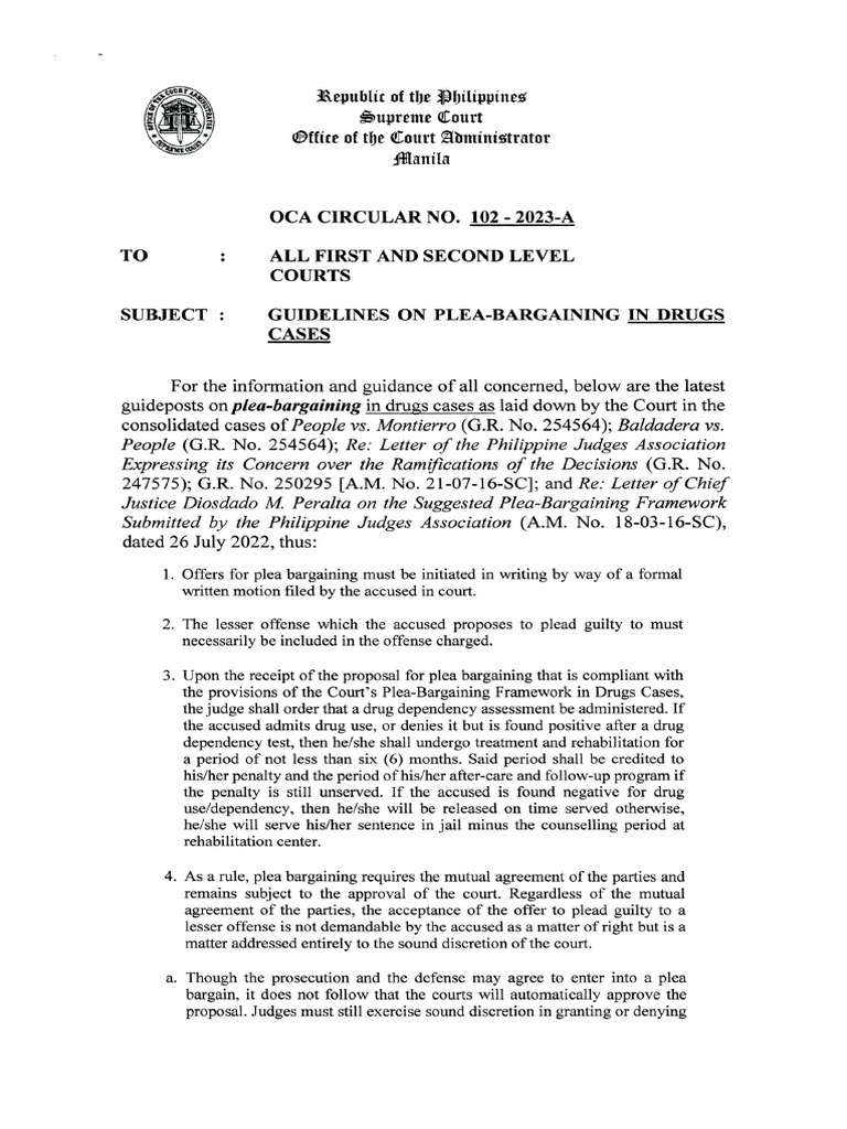 OCA Circular 102-2023-A | PDF