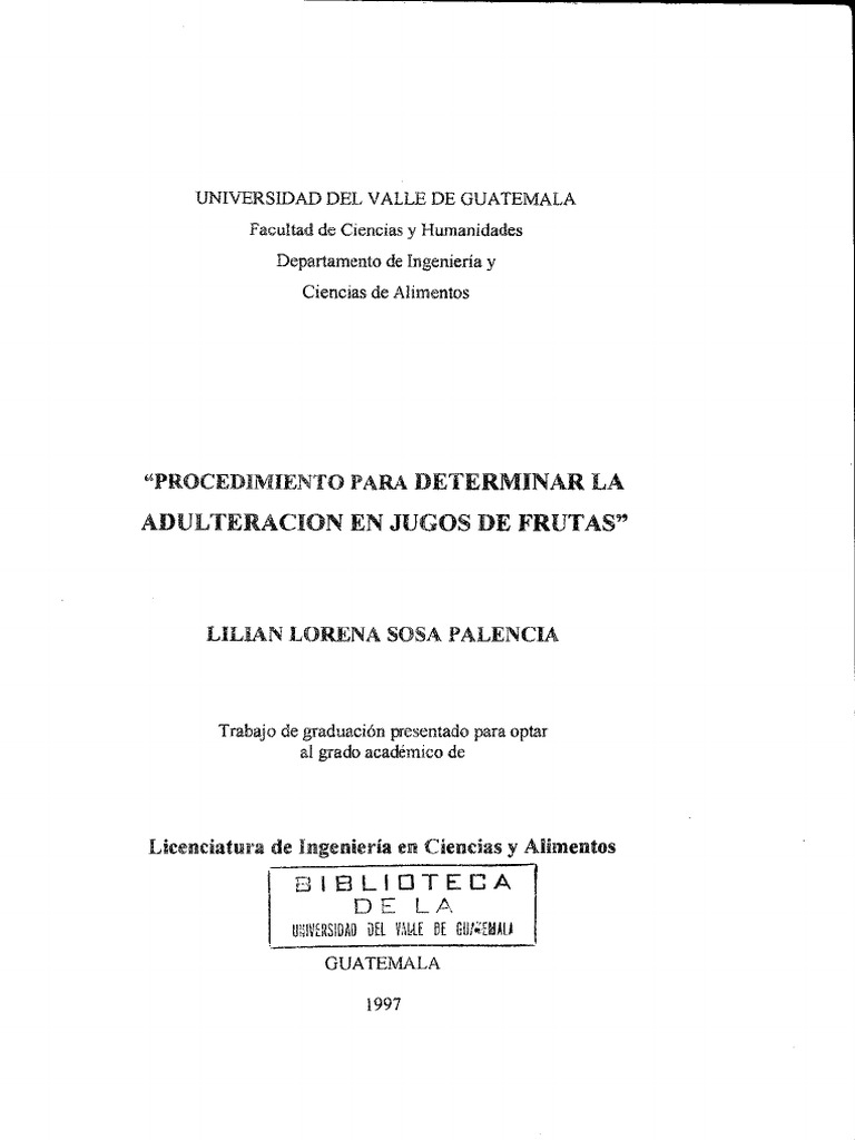 Sosa Palencia, Lilian Lorena | PDF | Fructosa | Carbohidratos