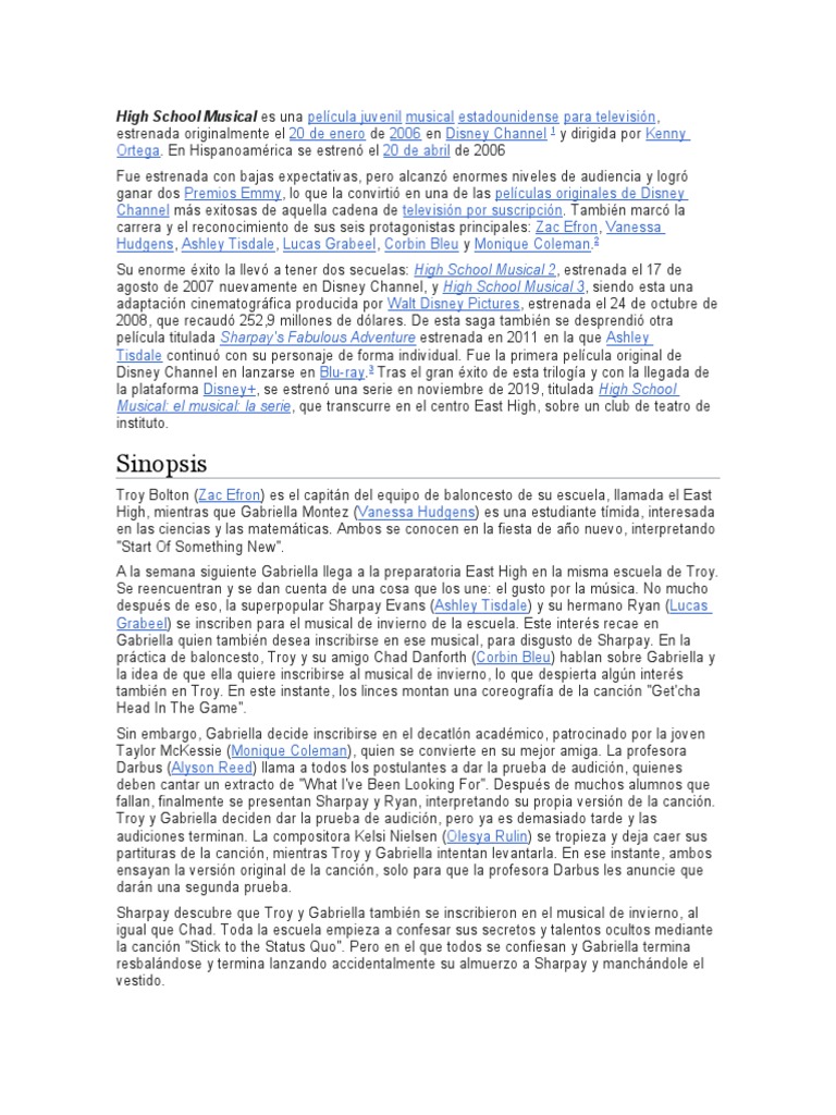High School Musical | PDF