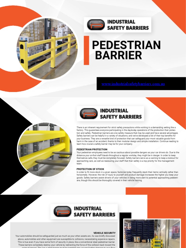 Pedestrian Barrier | PDF | Technology & Engineering
