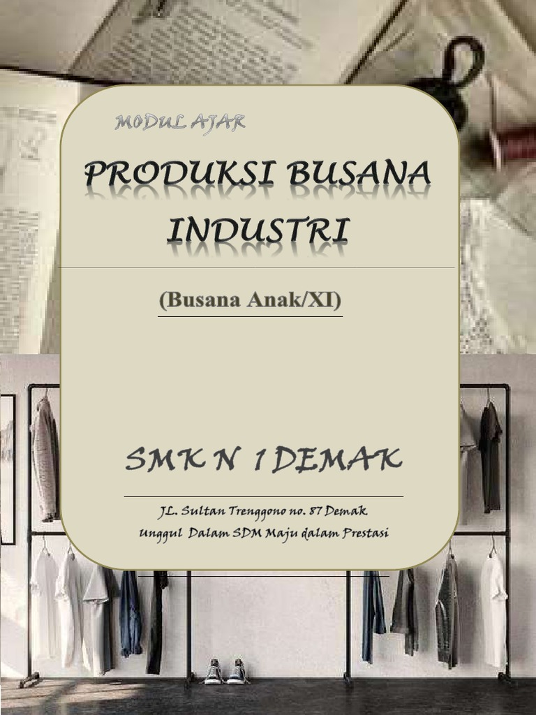 Modul Pembuatan Busana Anak | PDF