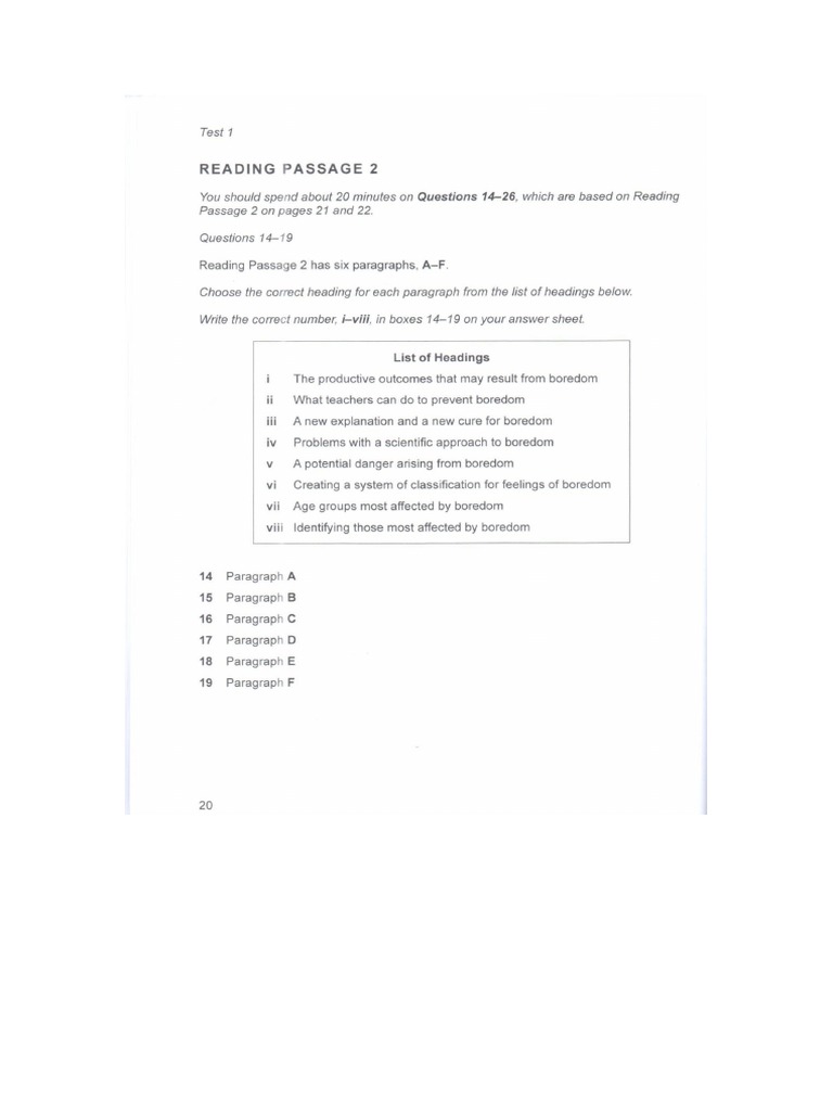 IELTS-Cambridge-13 Boredom | PDF