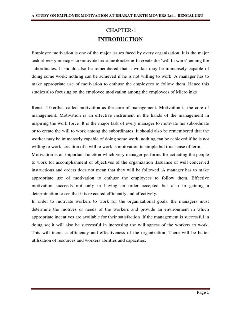 Employee Motivation Beml 12-60-22 | PDF | Economies | Business