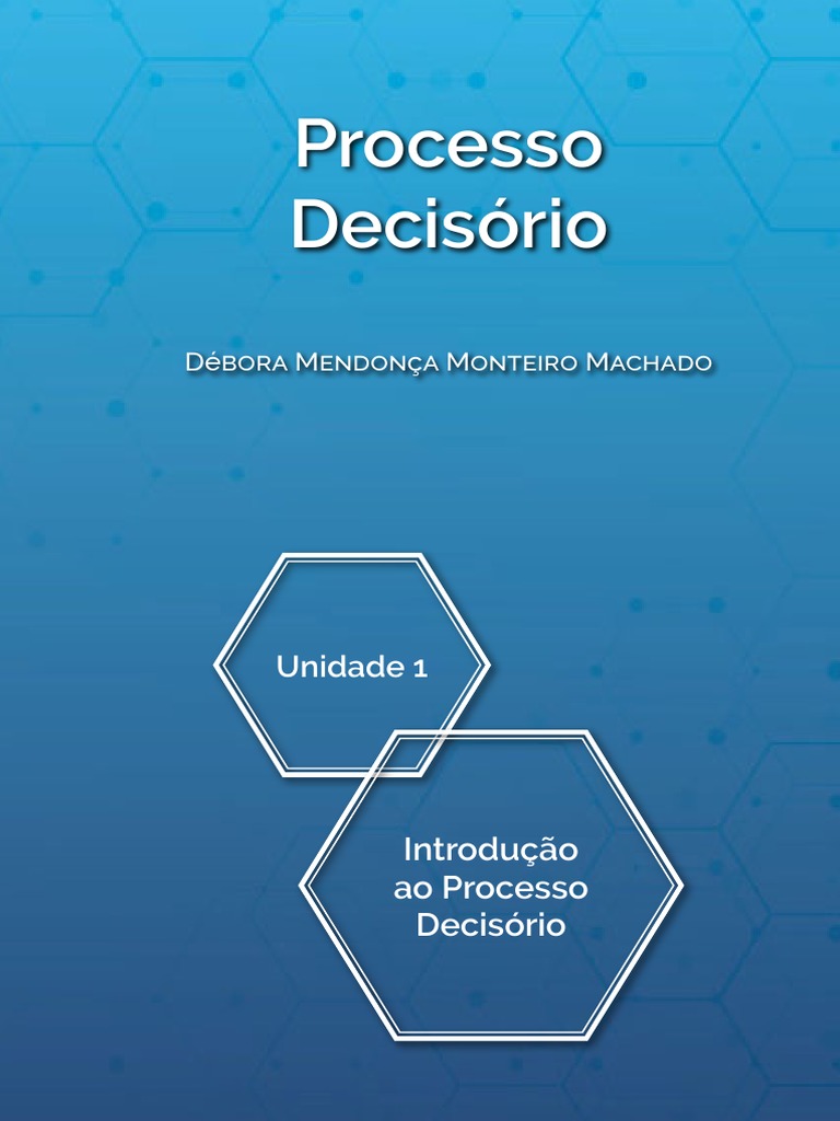 (EBOOK) Introdução Ao Processo Decisório | PDF | Tomada de decisões ...