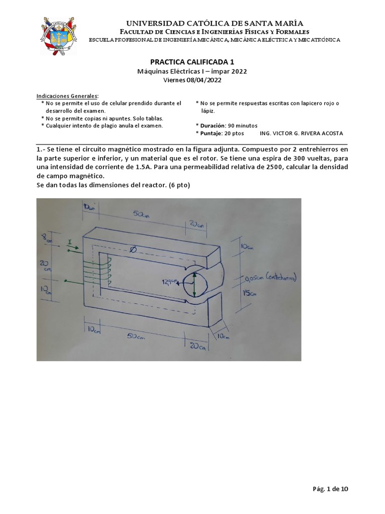 Examen Maquinas 1 P | PDF