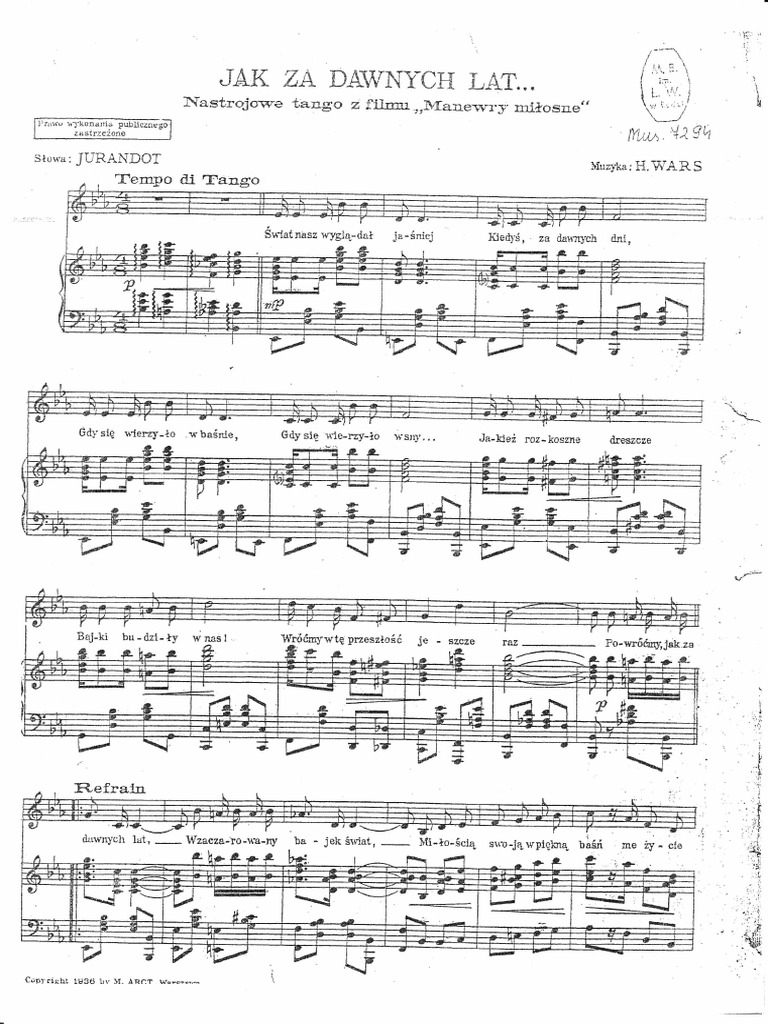 H.Wars - Powróćmy Jak Za Dawnych Lat | PDF