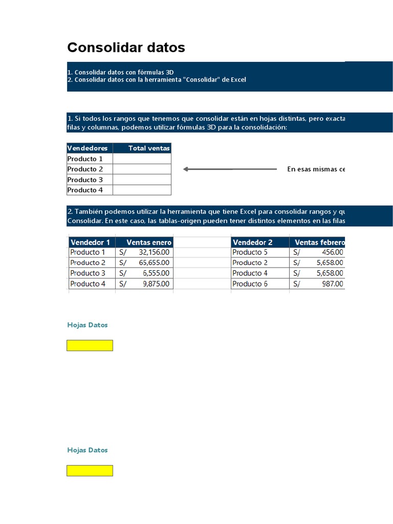 S14.s1 Consolidar Datos | PDF