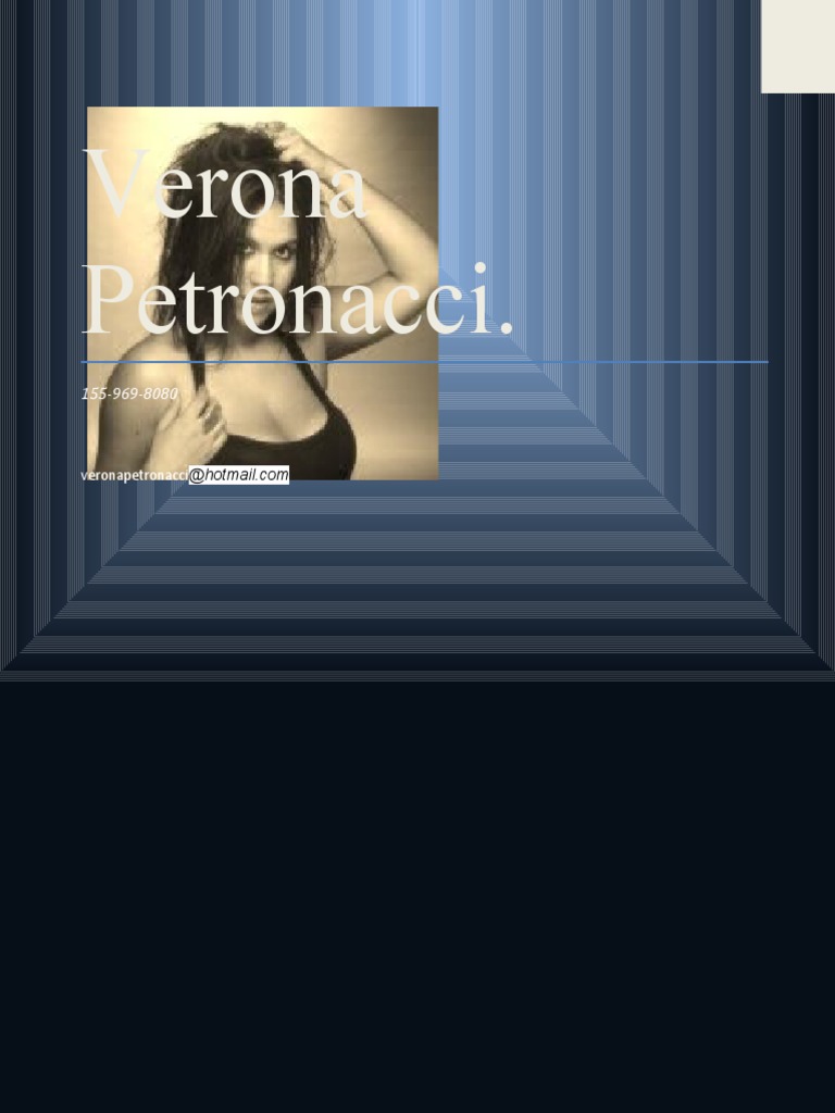 Curriculum Verona SIN LA FOTO | PDF