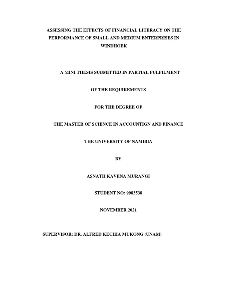 Murangi 2021 | PDF | Cost Of Living | Small And Medium Sized Enterprises