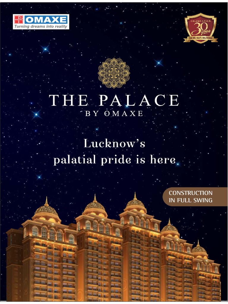 Omaxe The Palace Lucknow Broucher | PDF