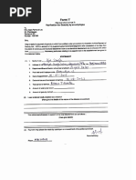 Form I For Gratuity Application | PDF