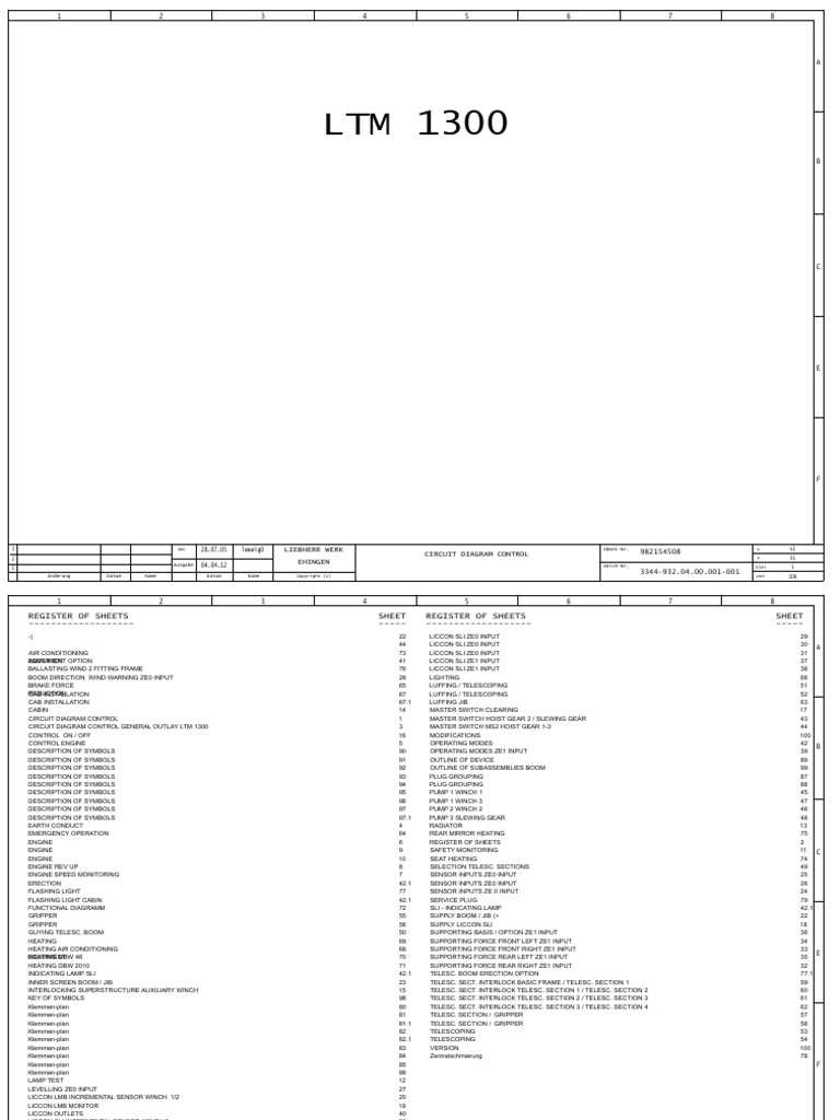 LTM 1300 - Hoist Gear I | PDF