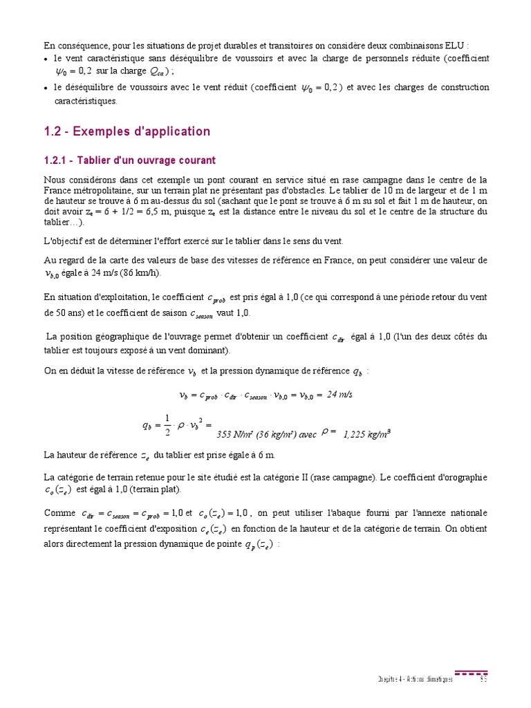 Eurocodes 0 Et 1 Application Aux Ponts Routes Et Passerelles Guide ...