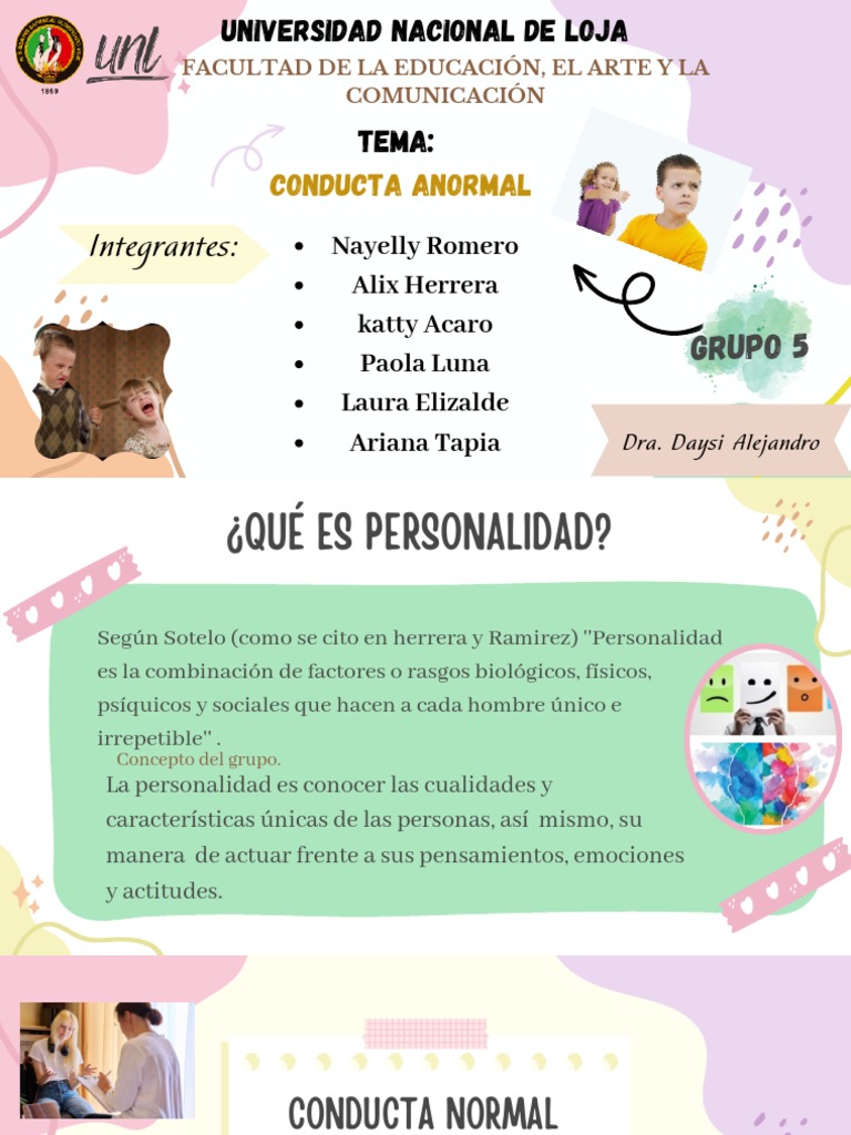 Conducta Anormal y Modelos Explicativos | PDF