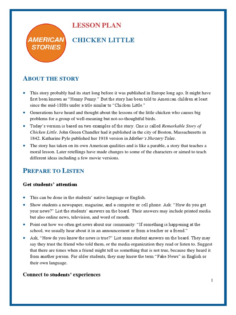 Chicken Little | PDF