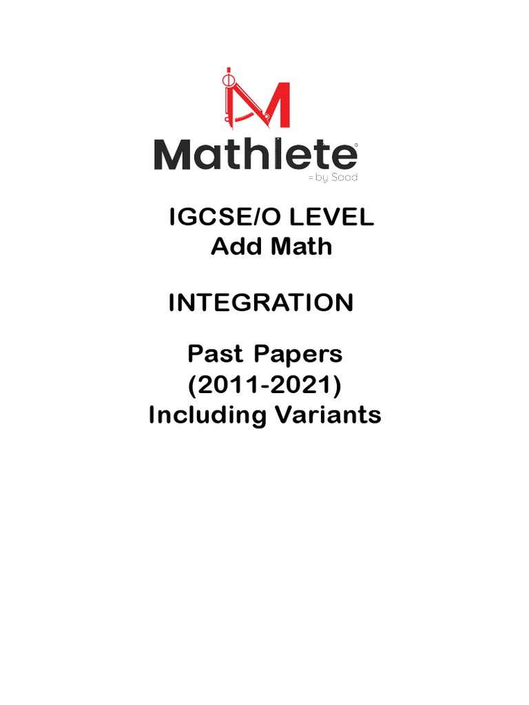 Integration (Unsolved) | PDF