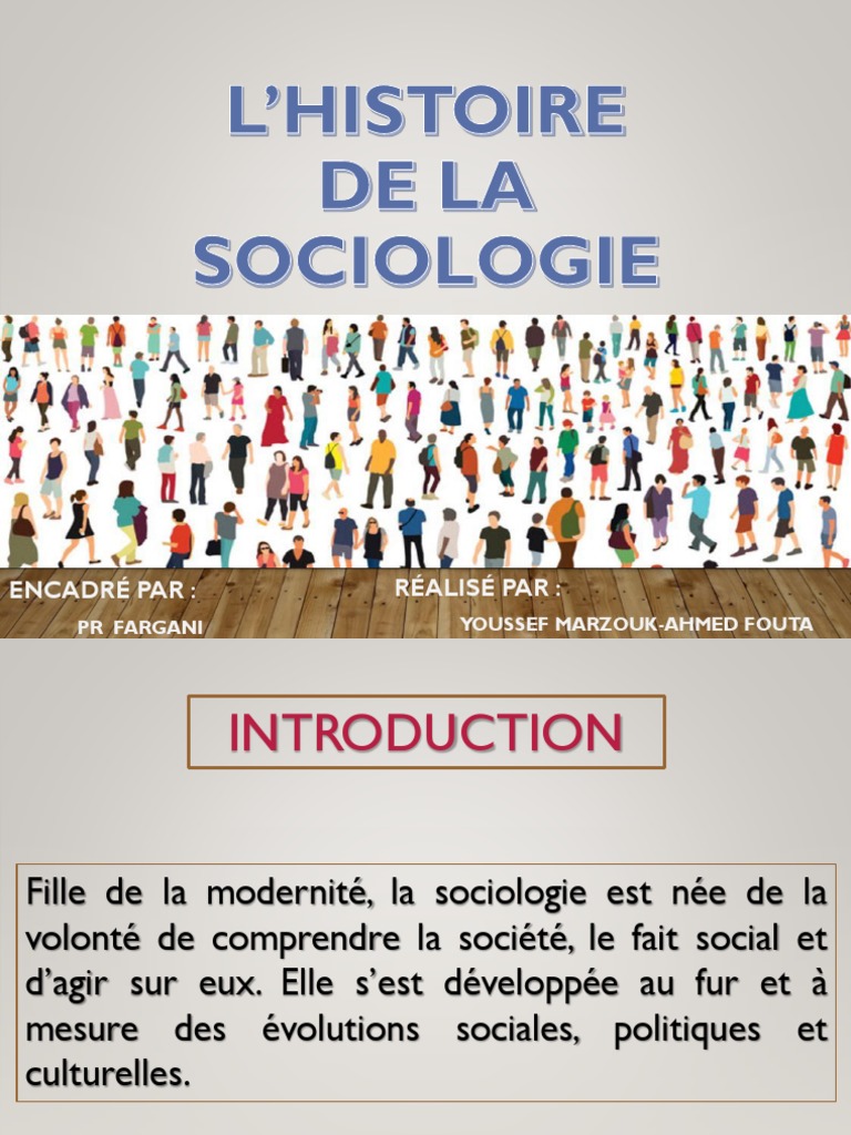 Exposé Histoire Sociologie | PDF
