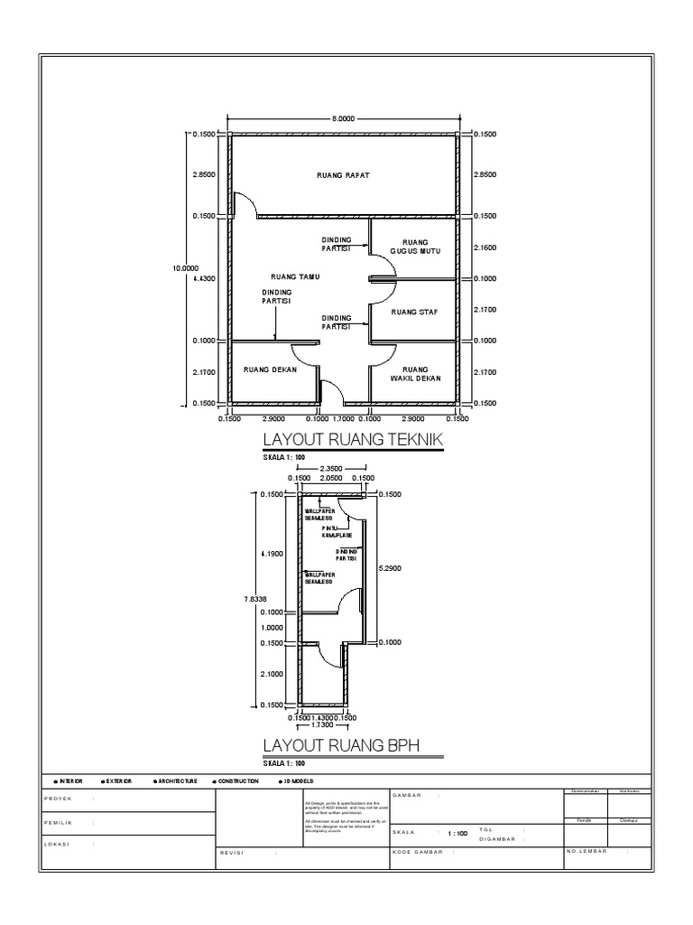 Layout Ruang Teknik: Wallpaper Seamless Pintu Kamuflase | PDF