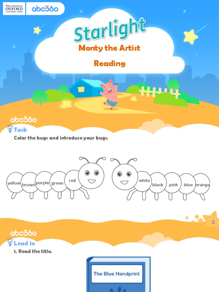 Teenager English Starlight 1 Unit 1 Lesson 4 Monty The Artist Reading | PDF