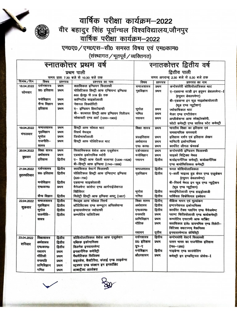 PG Exam Schedule 2022 | PDF