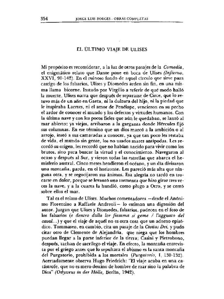 El Último Viaje de Ulises | PDF