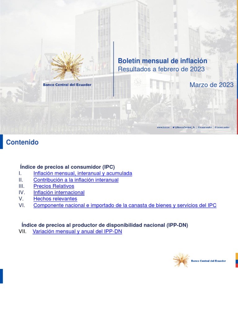 Inf 202302 | PDF | Economias | Inflación