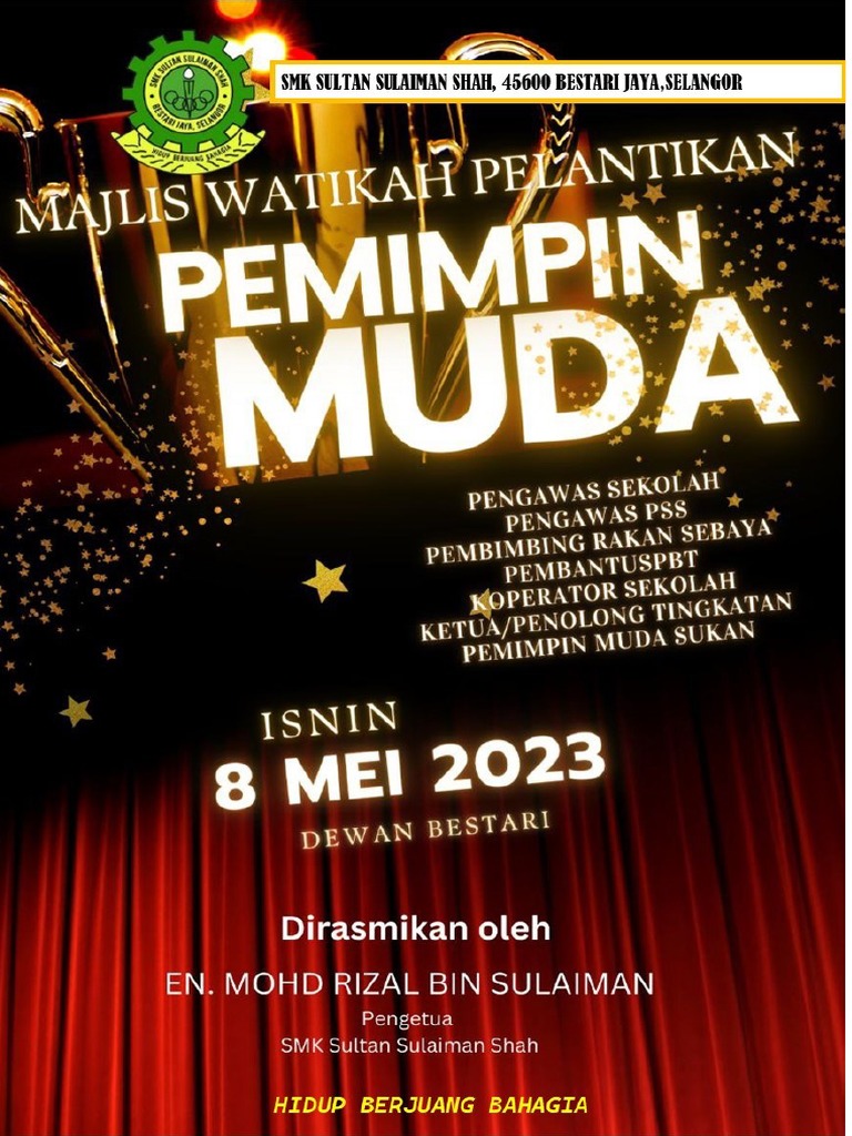 Majlis Watikah Pelantikan Pemimpin Muda | PDF Majlis Watikah Pelantikan Pemimpin Muda | PDF