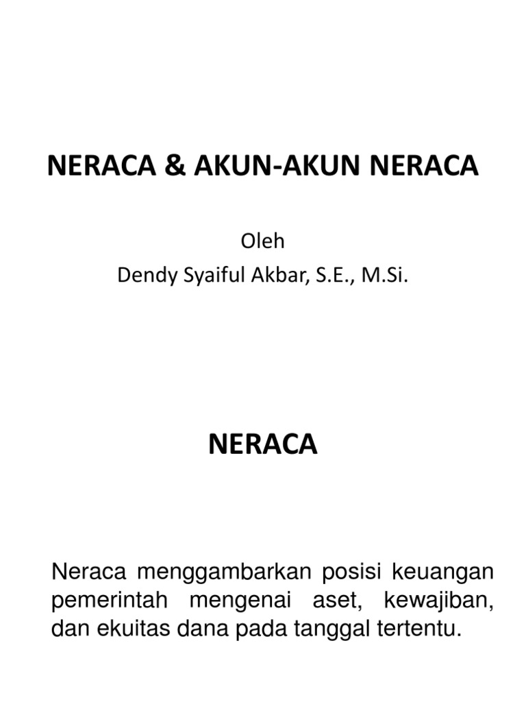 Dendy Syaiful Akbar - Akuntansi Pemerintahan | PDF