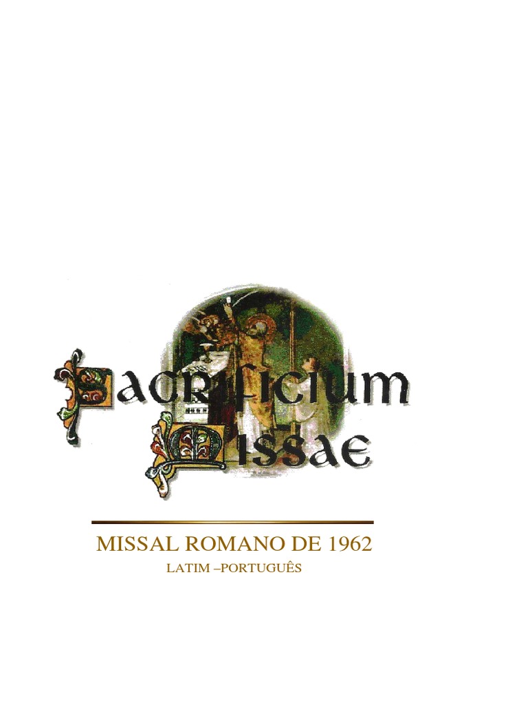 Missal Romano de 1962 | PDF