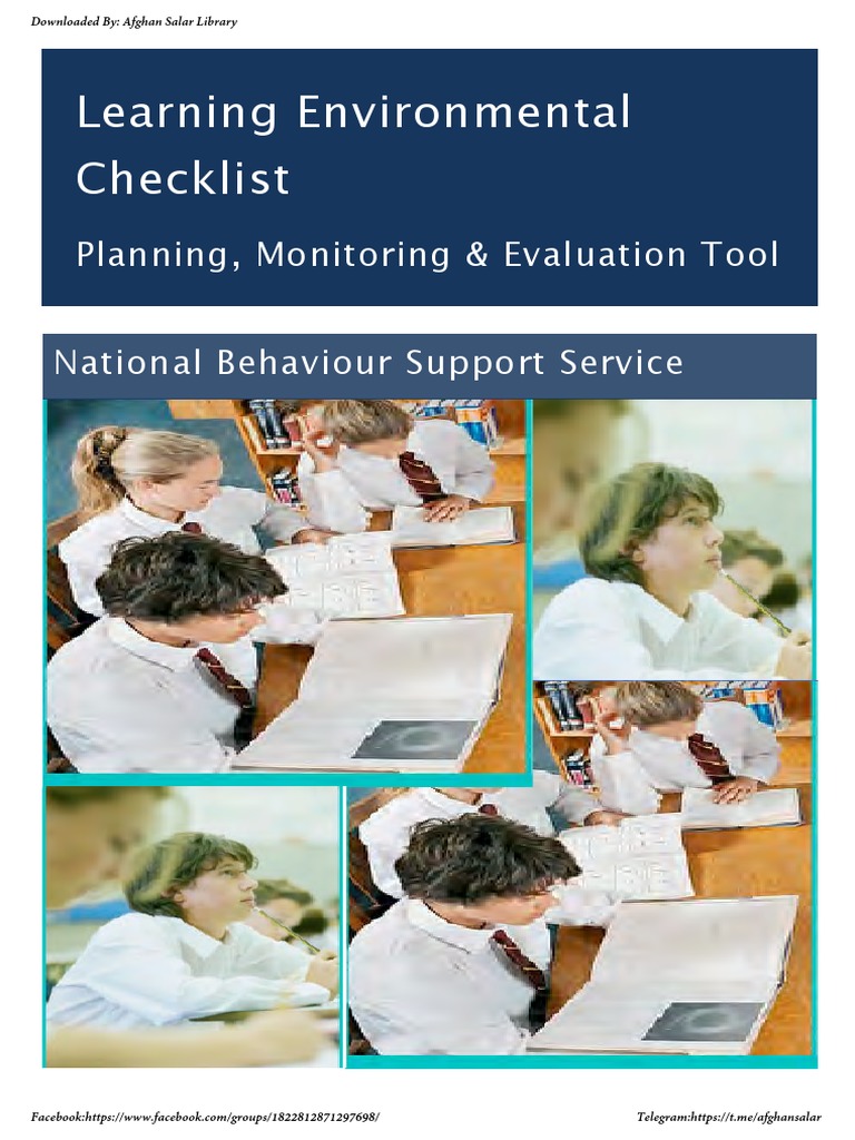 Learning Environmental Checklist Planning, Monitoring Evaluation ...
