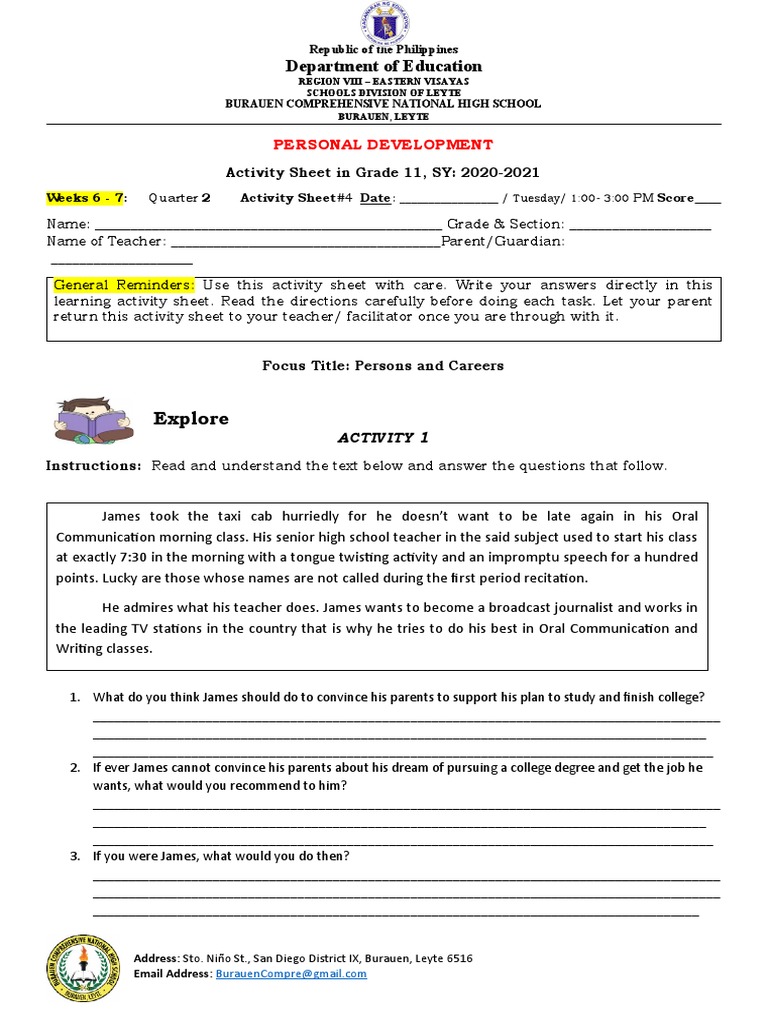 Weeks 6 & 7 Perdev Las | PDF