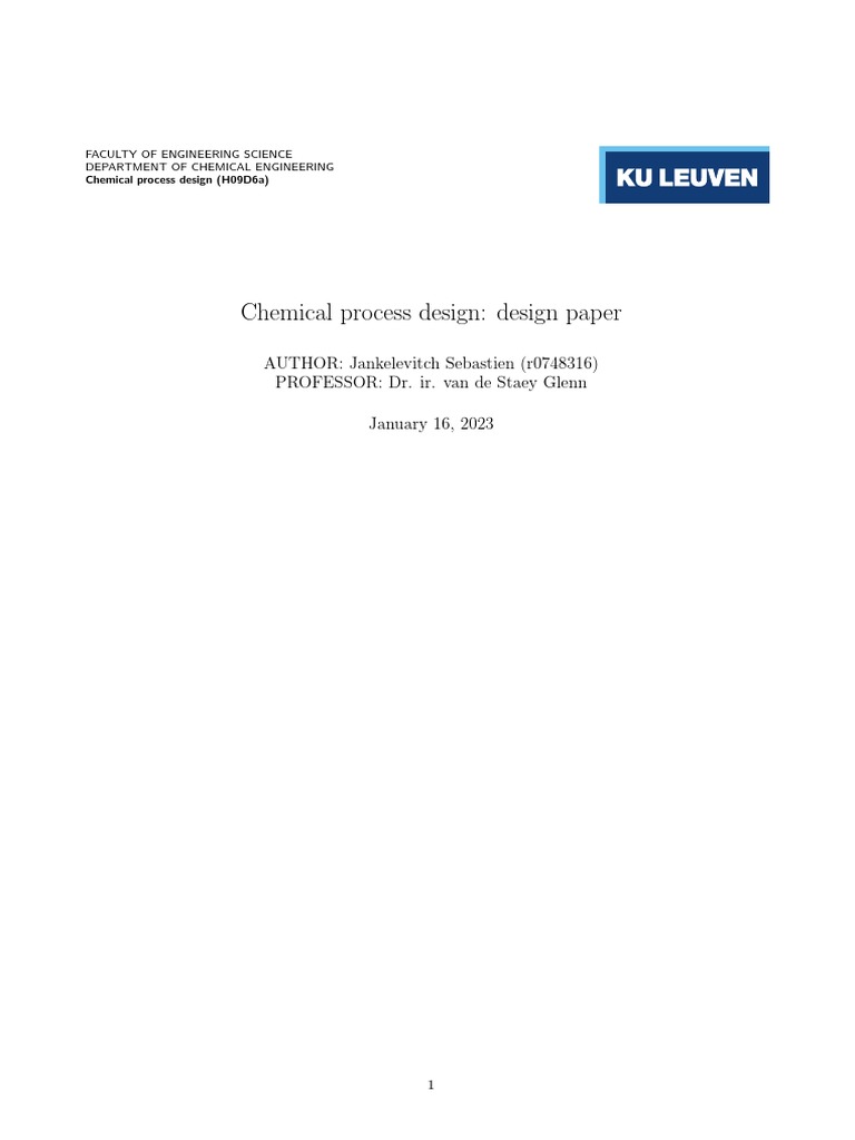 Sodium Carbonate Production Design | PDF | Teaching Methods & Materials