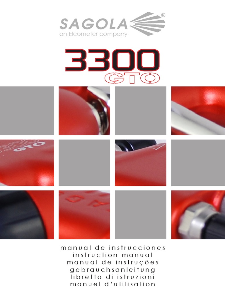 Pistola 3300 Gto Manual | PDF | Clima | Viscosidad