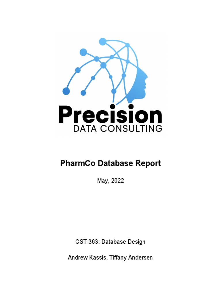 Pharmco Database Report | PDF | Prescription Drugs | Databases Pharmco Database Report | PDF | Prescription Drugs | Databases