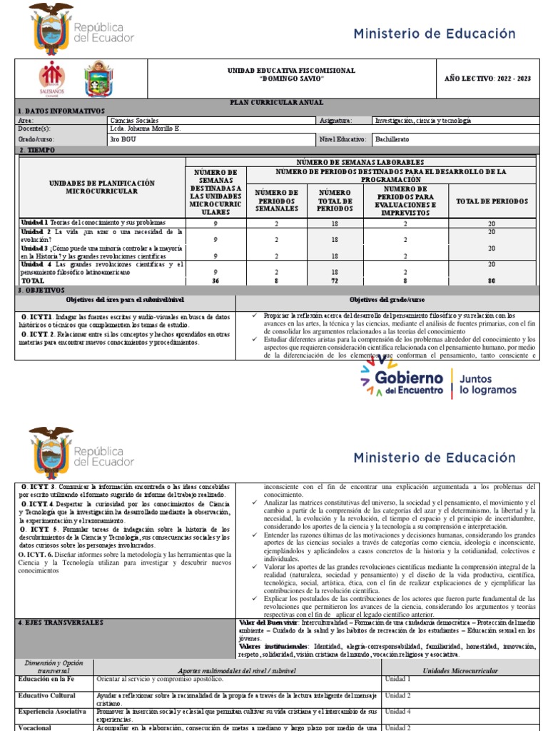 Pca - CS - Ict - 3ro Bgu | PDF