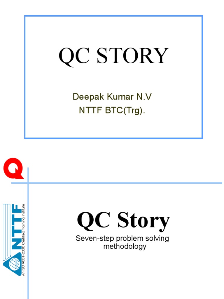 7 Steps of QC Story Methodology | PDF | Business